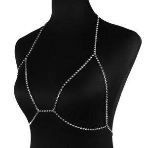 ALTEREDREAMS | Jewelry | Shining Crystal Bra Body Chain | Poshmark